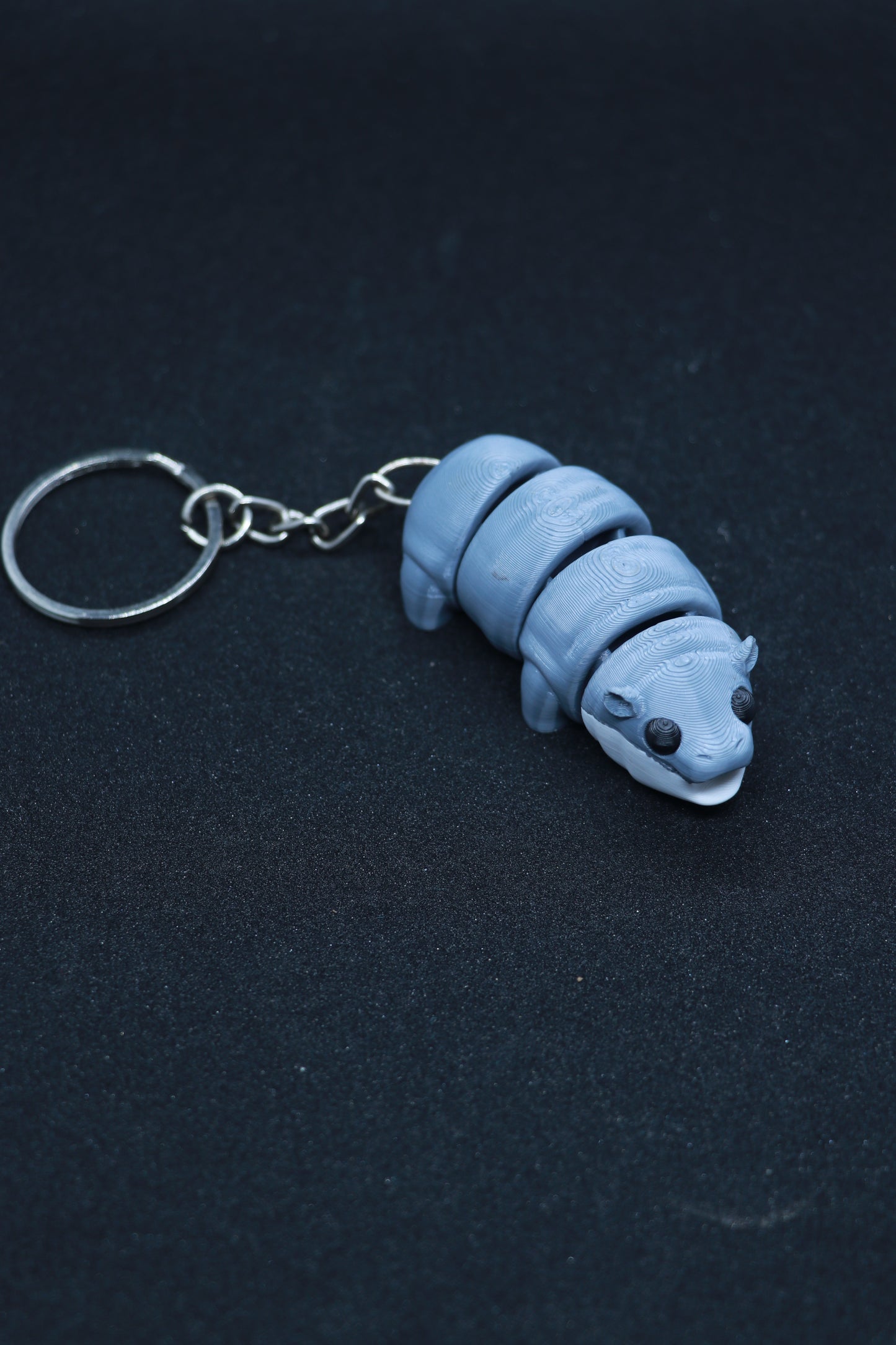 3D Printed Flexible Keychain | Baby Hippo – The Niva Store