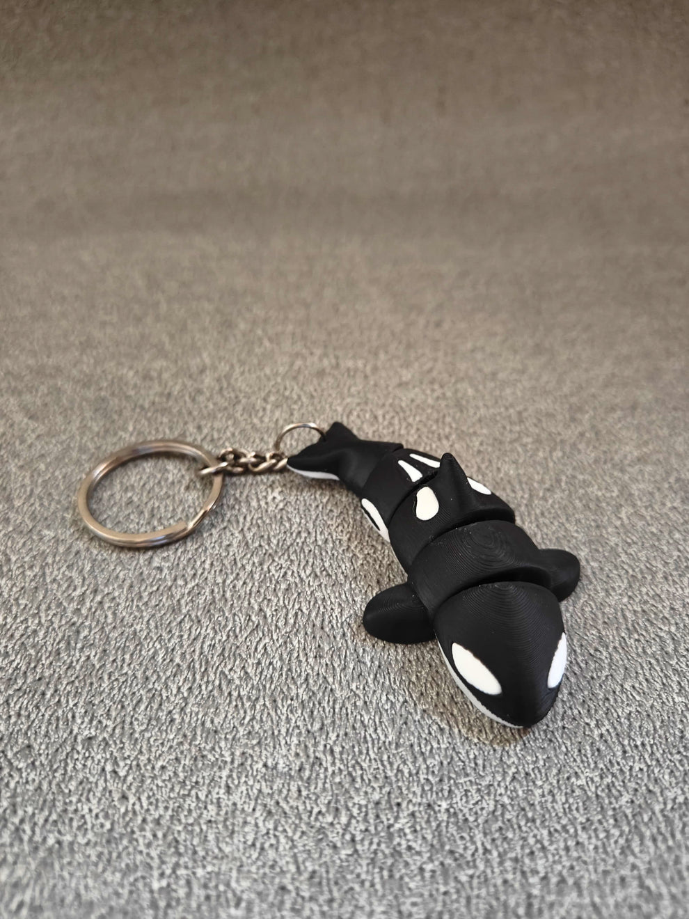 3D Printed Flexible Keychain | Orca Whale – The Niva Store